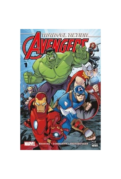 Marvel Action Avengers 1-2-3-4-5 Fasikül Set -Matthew K. Manning