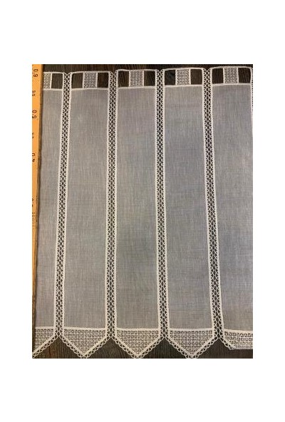 Vanessa Perde Pano Mutfak Güpürü Keten Zemin Üzerine Dantel Işleme Yükseklik 60 cm Rustik Briz ve Korniş Uyumlu Vanessa Perde Pano Mutfak Güpürü Keten Zemin Üzerine Dantel Işleme Yükseklik 60 cm Rustik Briz ve Korniş Uyumlu