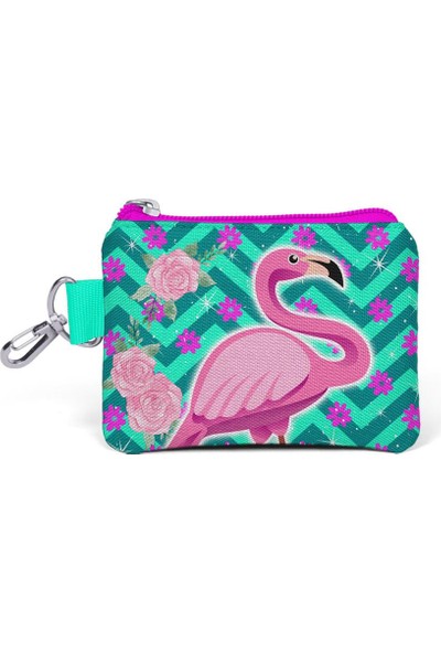 Coral High Kids Su Yeşili Flamingolu Bozuk Para Çantası 21757 Coral High Kids Su Yeşili Flamingolu Bozuk Para Çantası 21757