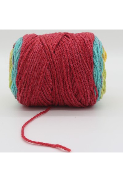 Hobimos os-Cake Yün Karışımlı Renk Kombineli 100 Gram Yumak Hobimos os-Cake Yün Karışımlı Renk Kombineli 100 Gram Yumak