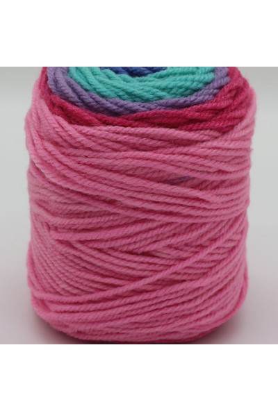 Hobimos os-Cake Yün Karışımlı Renk Kombineli 100 Gram Yumak Hobimos os-Cake Yün Karışımlı Renk Kombineli 100 Gram Yumak