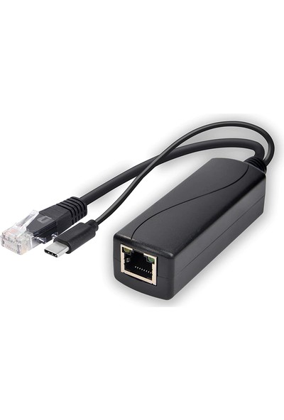 Hkbtm Poe Splitter 48V-57V 5V Type-C 2.4A Çıkışlı RJ45 Güç Ayırıcı Hkbtm Poe Splitter 48V-57V 5V Type-C 2.4A Çıkışlı RJ45 Güç Ayırıcı