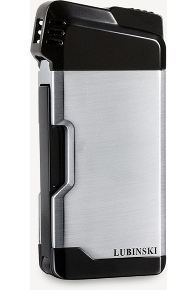 Lubinski Kaşıklı Pipo Çakmağı Gri