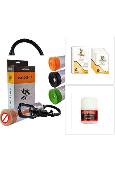 Porcodile Vakum Pompa Çekmeli - Porcodile Jel ve Vitrix - Vitriks