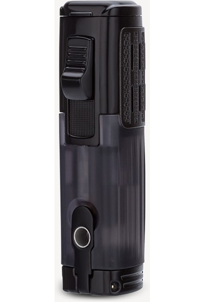 Lubinski Üç Torch Delicili Puro Çakmağı Siyah Lubinski Üç Torch Delicili Puro Çakmağı Siyah