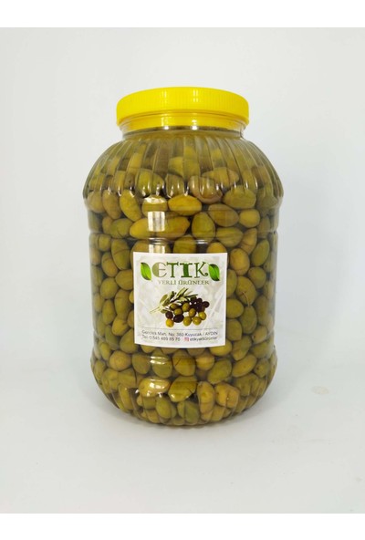 Çekiçke (Eğri çekirdek) cinsi kırma Yeşil Tatlanmış Zeytin Yeni Sezon Ürünü 2021-2022 5 Kg Çekiçke (Eğri çekirdek) cinsi kırma Yeşil Tatlanmış Zeytin Yeni Sezon Ürünü 2021-2022 5 Kg