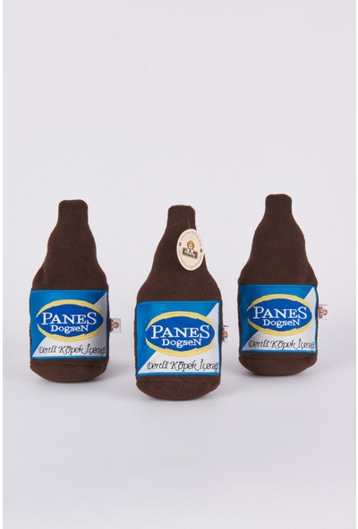 Pandog Sesli Peluş Şişe Oyuncak 25 cm