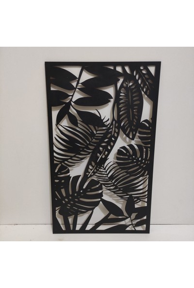 Şen Ahşap Market Yaprak Desenli Tablo Şen Ahşap Market Yaprak Desenli Tablo