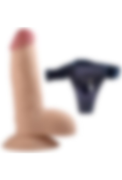 Yeni Nesil Ultra Yumuşak Dokulu 18 cm Belden Bağlamalı Realistik PENIS-1084 Yeni Nesil Ultra Yumuşak Dokulu 18 cm Belden Bağlamalı Realistik PENIS-1084