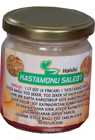 Kastamonu Doğal Bahçe Kastamonu Bahçe Salep Kastamonu Dağ Salep 100 gr