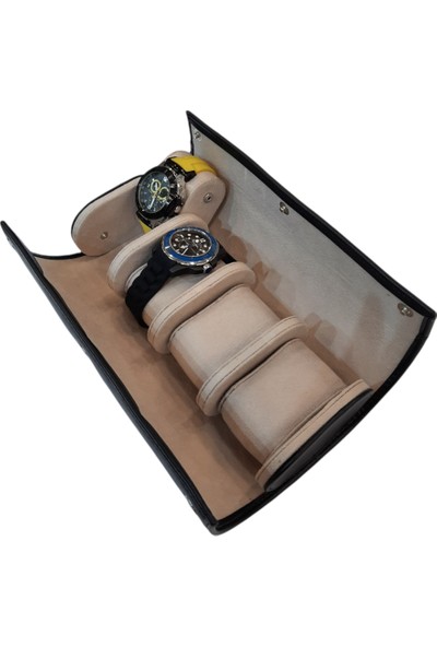 Standmarket Saat Kutusu Seyahat Model Siyah Standmarket Saat Kutusu Seyahat Model Siyah