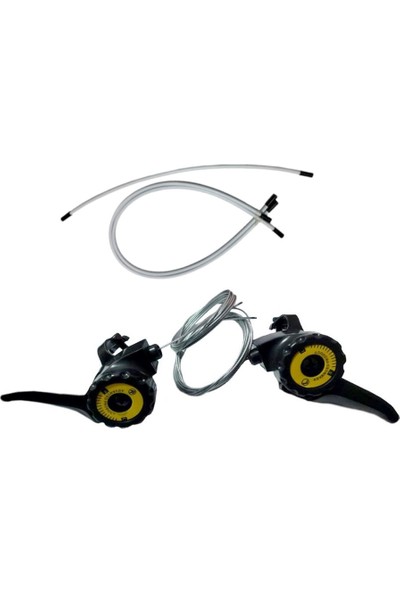 Hsgl Bisiklet Başparmak Ittirmeli 3 x 5/6/7 Hız Vites Kolu Takımı Beyaz Kablo Hsgl Bisiklet Başparmak Ittirmeli 3 x 5/6/7 Hız Vites Kolu Takımı Beyaz Kablo