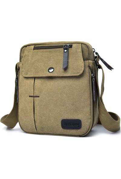 Trendd Erkek Kanvas Omuz Çantası Orta (Yurt Dışından)