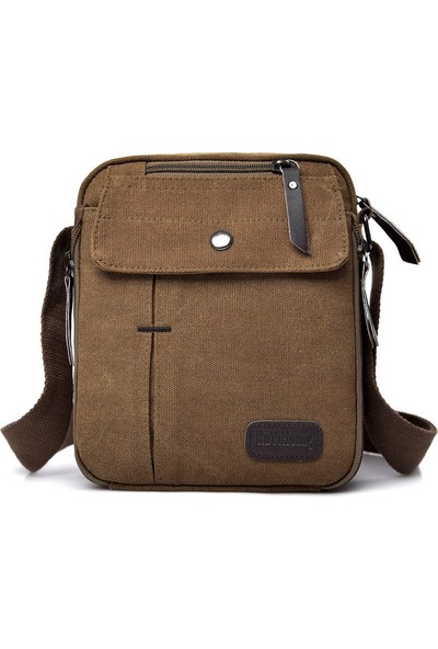 Trendd Erkek Kanvas Omuz Çantası Ordu Yeşili (Yurt Dışından)