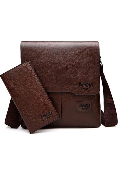 Jeep Buluo 2'li Paket Erkek Deri Çapraz Askılı Omuz Çantası (Yurt Dışından) Jeep Buluo 2'li Paket Erkek Deri Çapraz Askılı Omuz Çantası (Yurt Dışından)