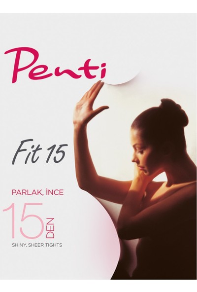 Penti Fit 15 Külotlu Çorap 500 Siyah No:3 L Beden