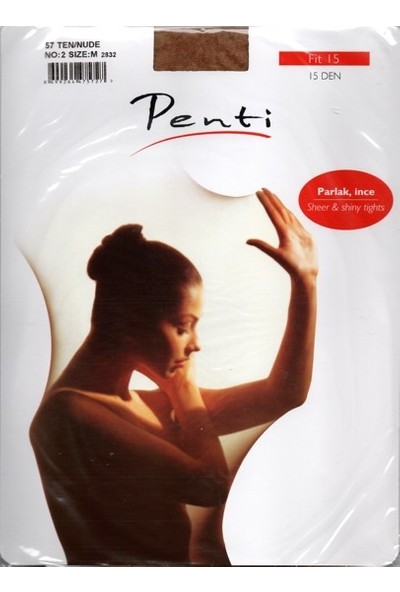 Penti Fit 15 Külotlu Çorap 57 Ten Rengi No:2 M Beden
