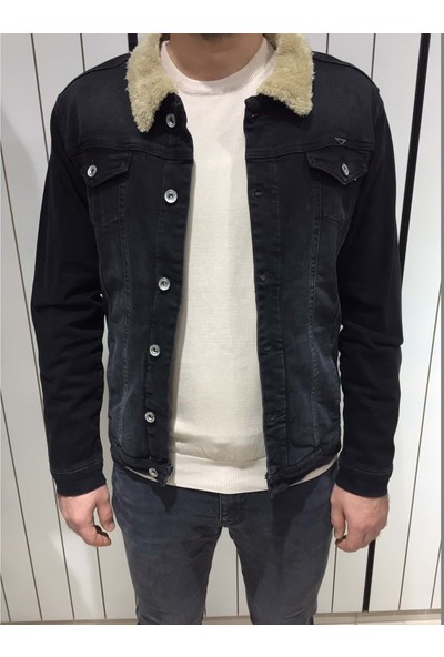 Rench Denim Kürklü Kot Mont 2020 - Siyah - S Rench Denim Kürklü Kot Mont 2020 - Siyah - S