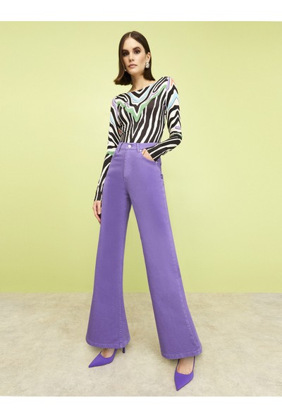 Nocturne Geniş Paça Jean Pantolon