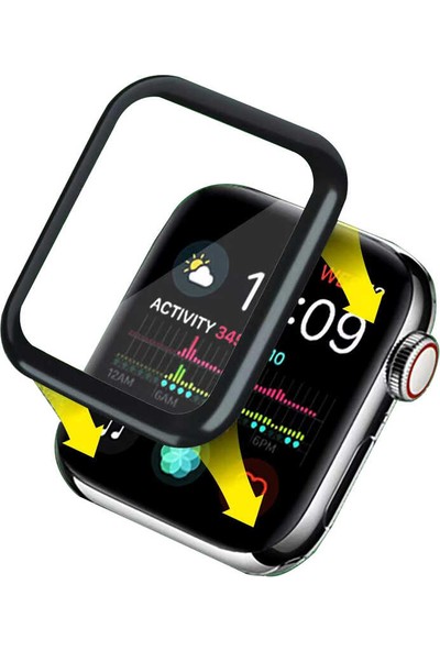 Go-Des Apple Watch 42 mm Ekran Koruyucu 2 In 1 Go Des Watch Full Body Nano