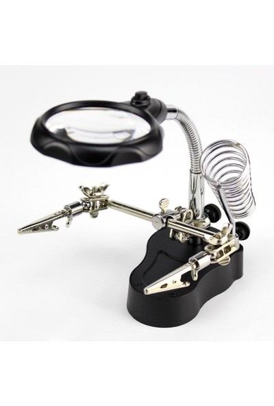 Valkyrie LED Işıklı Çok Fonksiyonlu Lehim Tamir Standı Büyüteç Valkyrie LED Işıklı Çok Fonksiyonlu Lehim Tamir Standı Büyüteç