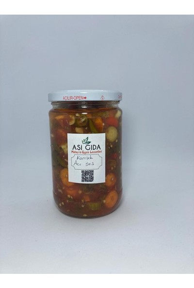 Asi Gıda Karışık Acı Sos 600 gr