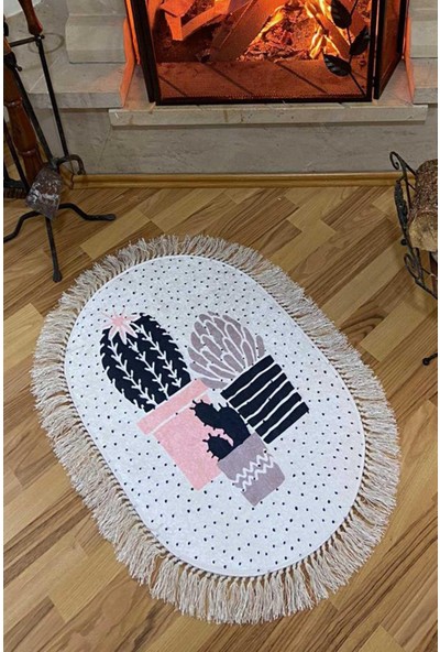 Çapa Home Oval Çok Amaçlı Paspas(Cactus) Çapa Home Oval Çok Amaçlı Paspas(Cactus)