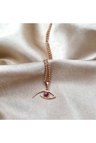 Zale Jewels Turmalin Taşlı Göz Kolye Zale Jewels Turmalin Taşlı Göz Kolye