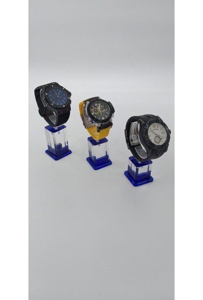 Standmarket Saat Standı 3'lü Set Renkli Küp Mavi Standmarket Saat Standı 3'lü Set Renkli Küp Mavi