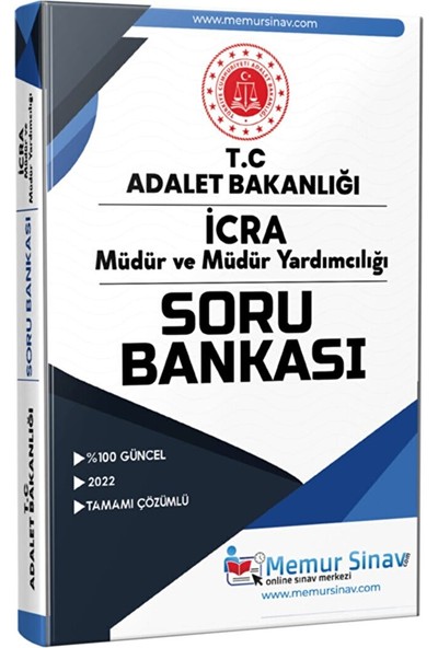 2022 Icra Müdür ve Müdür Yardımcılığı Soru Bankası 2022 Icra Müdür ve Müdür Yardımcılığı Soru Bankası