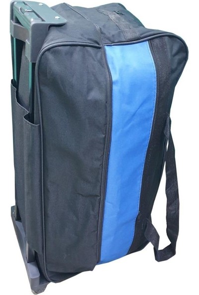 Sanalbolluk Mavi Renk Tekerlekli Seyahat Çantası Sanalbolluk Mavi Renk Tekerlekli Seyahat Çantası