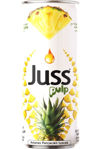 Juss Ananas Parçacıklı Içecek 250ML