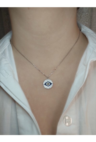 Noia Silver Silver Göz Kolye