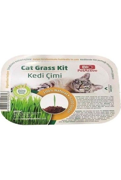 Bio Pet Active Grass Kit Natural Kedi Çimi