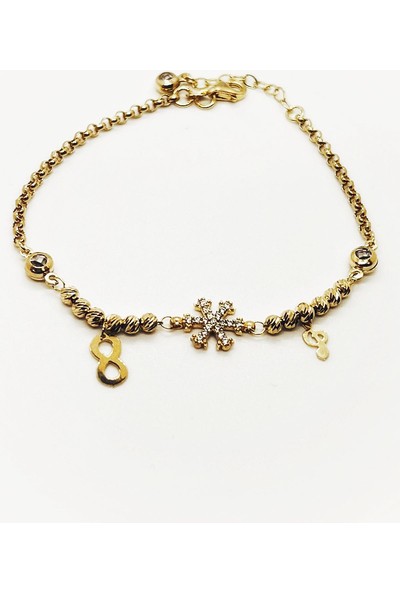 Dorika Silver Şans Bilekliği Sonsuzluk