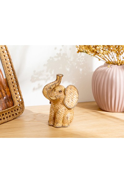 English Home Baby Elephant Biblo 10,5X8,5X15 cm Kahve English Home Baby Elephant Biblo 10,5X8,5X15 cm Kahve
