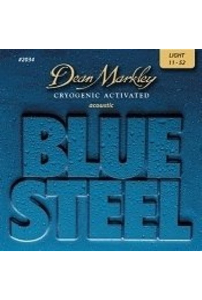 Dean Markley Blue Steel 2034 (11-52) - Light Akustik Gitar Tel Seti Dean Markley Blue Steel 2034 (11-52) - Light Akustik Gitar Tel Seti