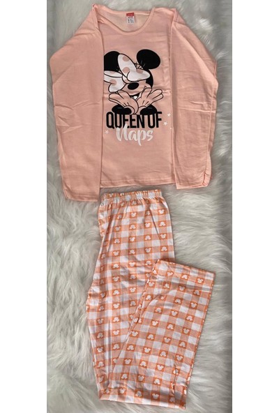 Luya Pembe Pijama Takımı Mıckey Mouse
