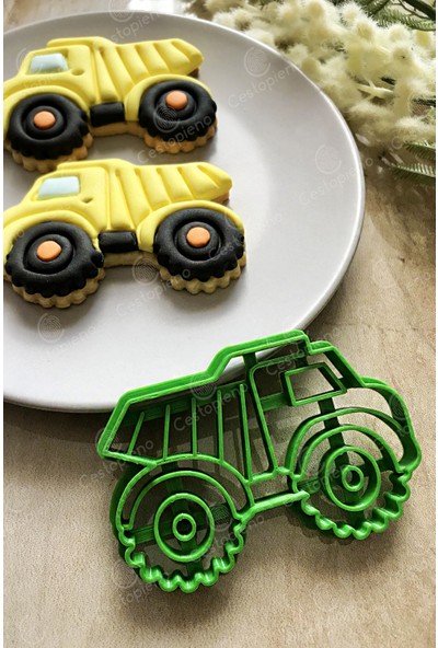 Cestopieno Yeşil Kamyon Kurabiye Kalıbı