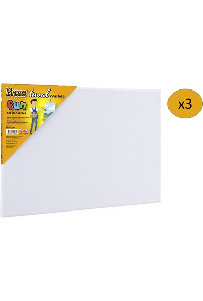 Brons Tuval Fun Seri 25X35 BR-5000 3'lü Brons Tuval Fun Seri 25X35 BR-5000 3'lü