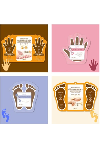 Mjcare El&ayak Bakım ve Peeling Maske Seti Mjcare El&ayak Bakım ve Peeling Maske Seti