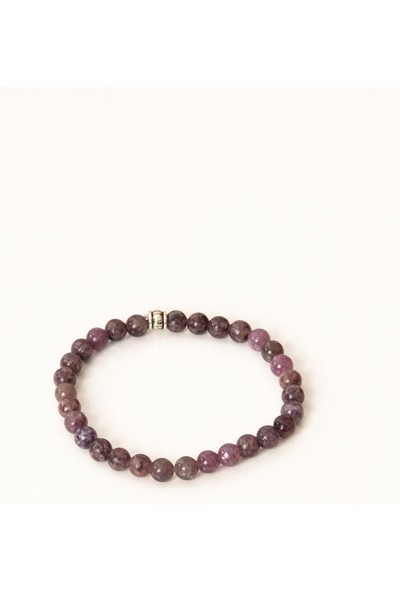 Zeynep Büyükbay Ametist Doğal Taş Bileklik (6mm Küre Kesim)