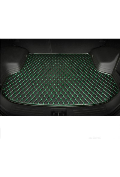 Tegin Chevrolet Spark 2009-2015 Roma Serisi Siyah Deri Yeşil Desen Bagaj Paspası Tegin Chevrolet Spark 2009-2015 Roma Serisi Siyah Deri Yeşil Desen Bagaj Paspası