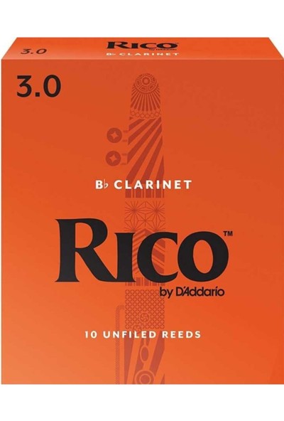 DAddario Woodwinds Rico RCA1030 Sib Klarnet Kamışı No:3 DAddario Woodwinds Rico RCA1030 Sib Klarnet Kamışı No:3