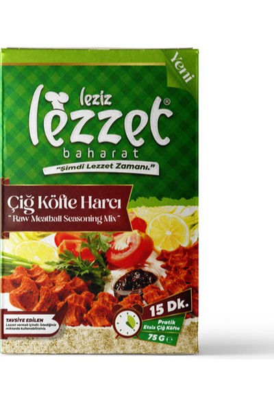 Leziz Lezzet Çiğ Köfte Harcı 75 gr Leziz Lezzet Çiğ Köfte Harcı 75 gr