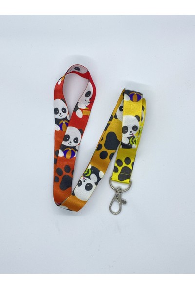 Sağlıkçı Shopping Panda 3 Temalı Boyun Ipi