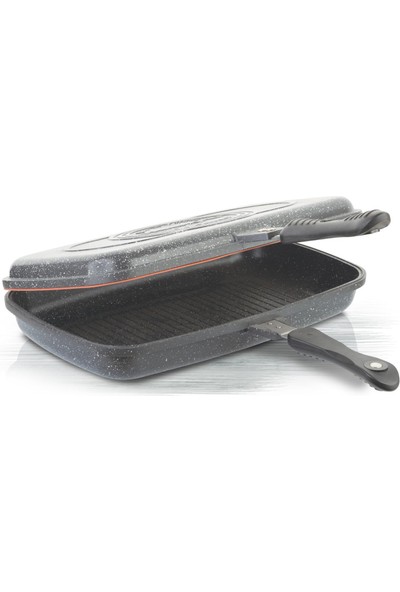 Thermoad Ikili Balık Tava 36CM -Açık Gri Thermoad Ikili Balık Tava 36CM -Açık Gri