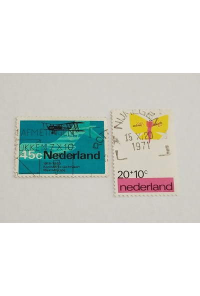 Platin Collection Hollanda Karma Temalı Damgalı Pul Platin Collection Hollanda Karma Temalı Damgalı Pul