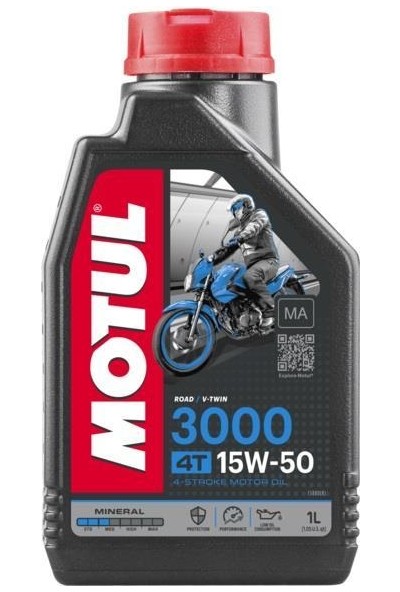 Motul 3000 15W-50 4t Motosiklet Yağı 1 Litre Motul 3000 15W-50 4t Motosiklet Yağı 1 Litre