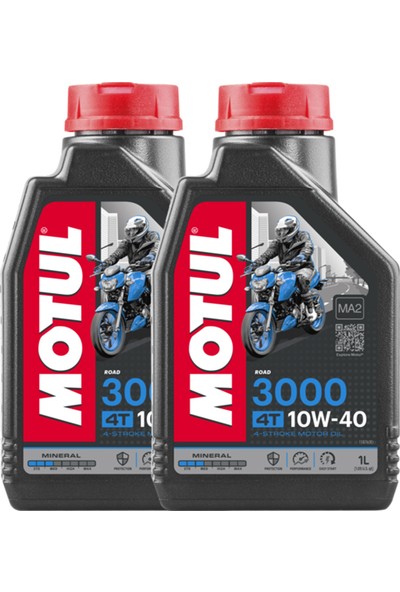 Motul 3000 10W-40 4t Motosiklet Yağı 2 Litre Motul 3000 10W-40 4t Motosiklet Yağı 2 Litre